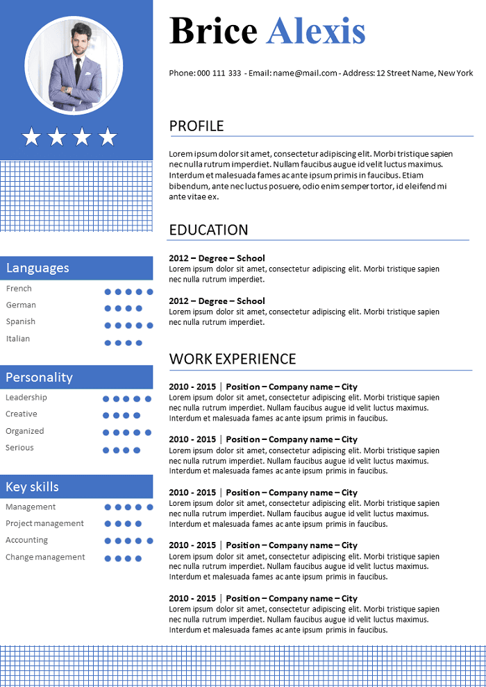 Libre Office Resume Template